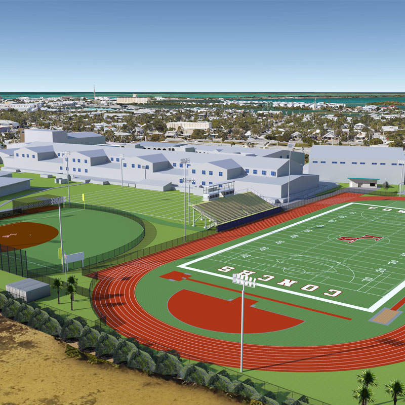 Monroe County Key West High School Backyard Design Build - Ajax ...