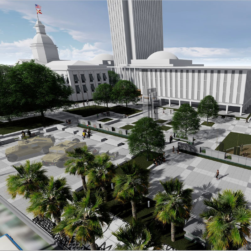 DMS FL Capitol Parking Garage Repairs & New Plaza - Ajax Building Company