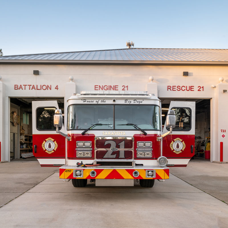 Sarasota County Fire Station 21 Renovations & Additions - Ajax Building ...