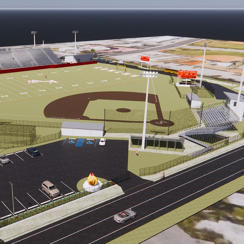 Monroe County School District Tommy Roberts Memorial Stadium - Ajax ...